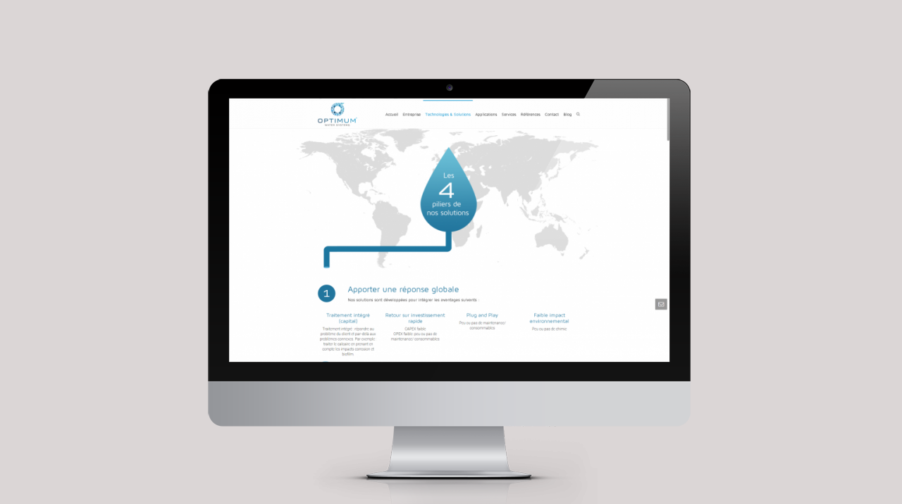 Optimum Water Systems | Agence Digitale Madworks